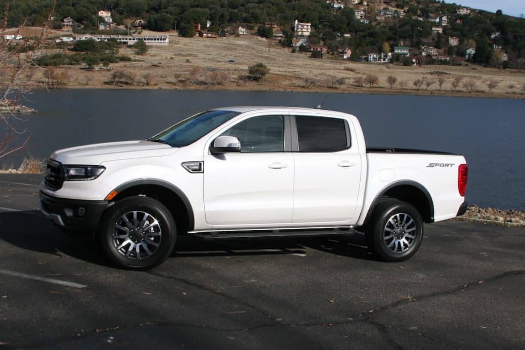 White Ford Ranger